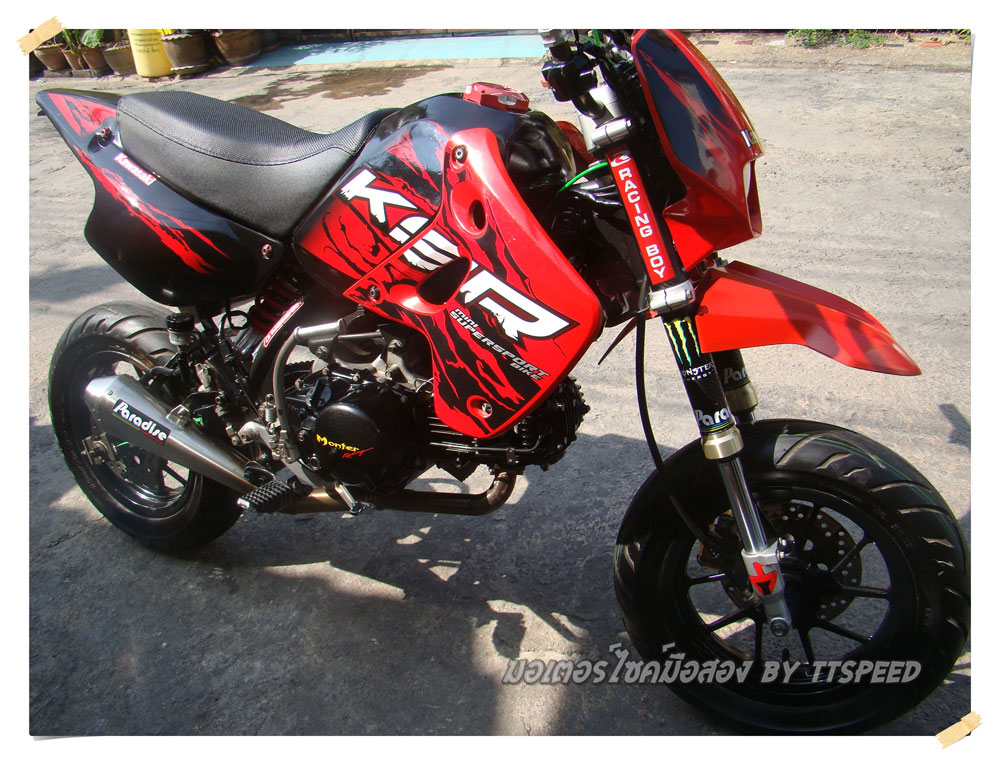 Kawasaki KSR สีแดง-ดำ 4 จังหวะไม่มีครัช จดปี 51 | TTSPEED.COM