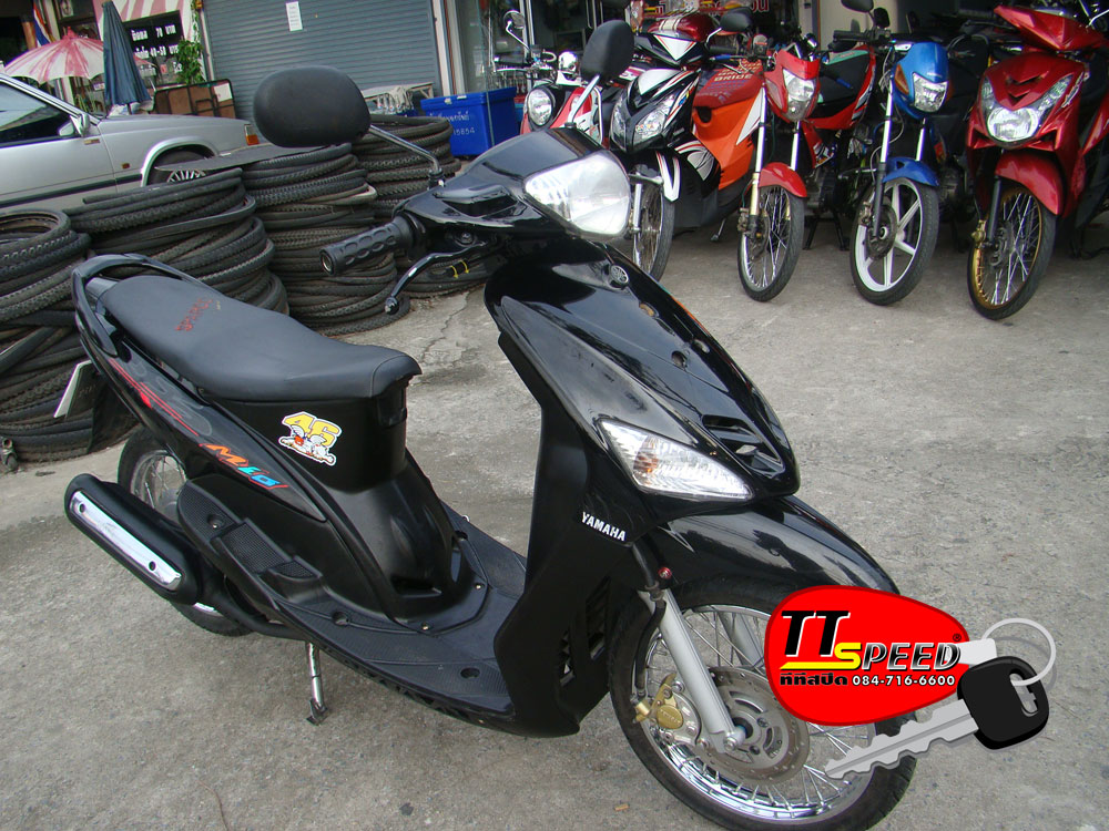 Yamaha Mio 115 CC. สีดำลายจีน สภาพพอใช้ | TTSPEED.COM