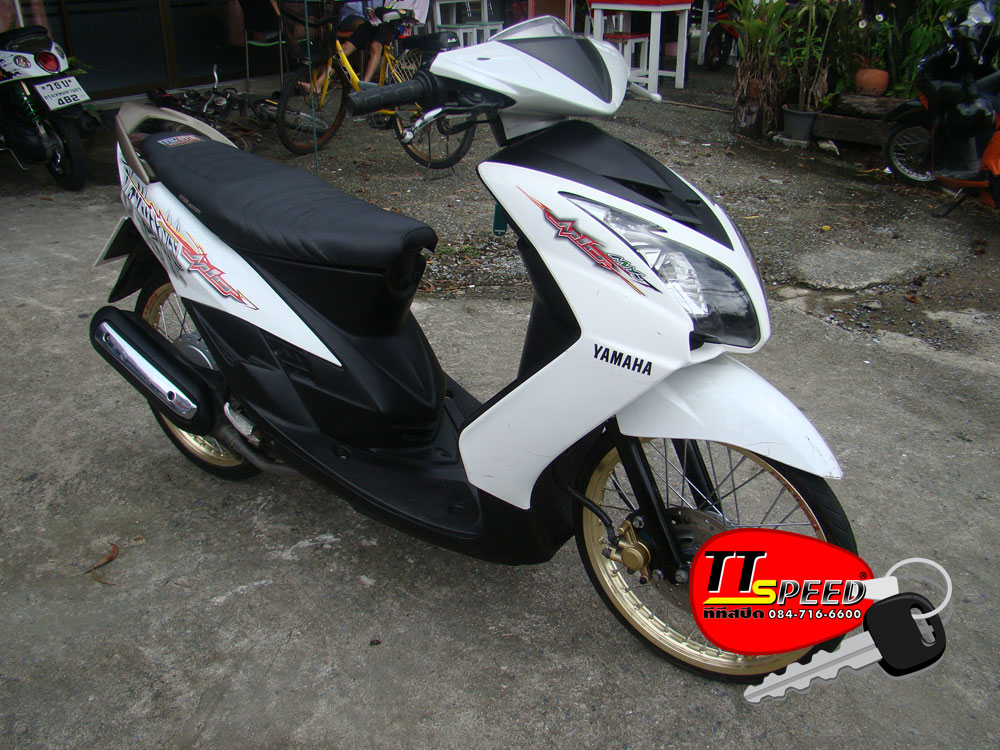 Yamaha Mio 115 cc. ไฟ 2 ตา ติดสติ๊กเกอร์ใหม่ | TTSPEED.COM