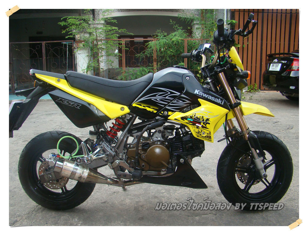 Kawasaki New KSR 110 CC. สีเหลือง จดปี 54 | TTSPEED.COM