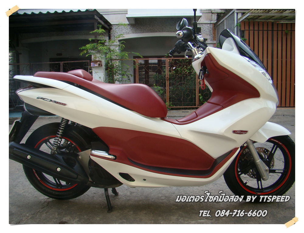 Honda PCX 150i สีขาว-แดง จดปี 55 | TTSPEED.COM