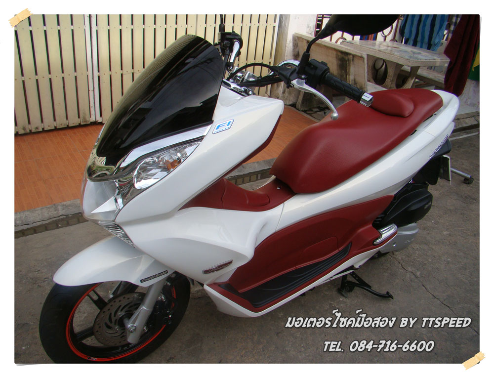 Honda PCX 150i สีขาว-แดง จดปี 55 | TTSPEED.COM