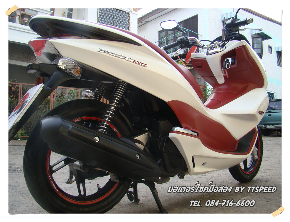 Honda PCX 150i สีขาว-แดง จดปี 55 | TTSPEED.COM
