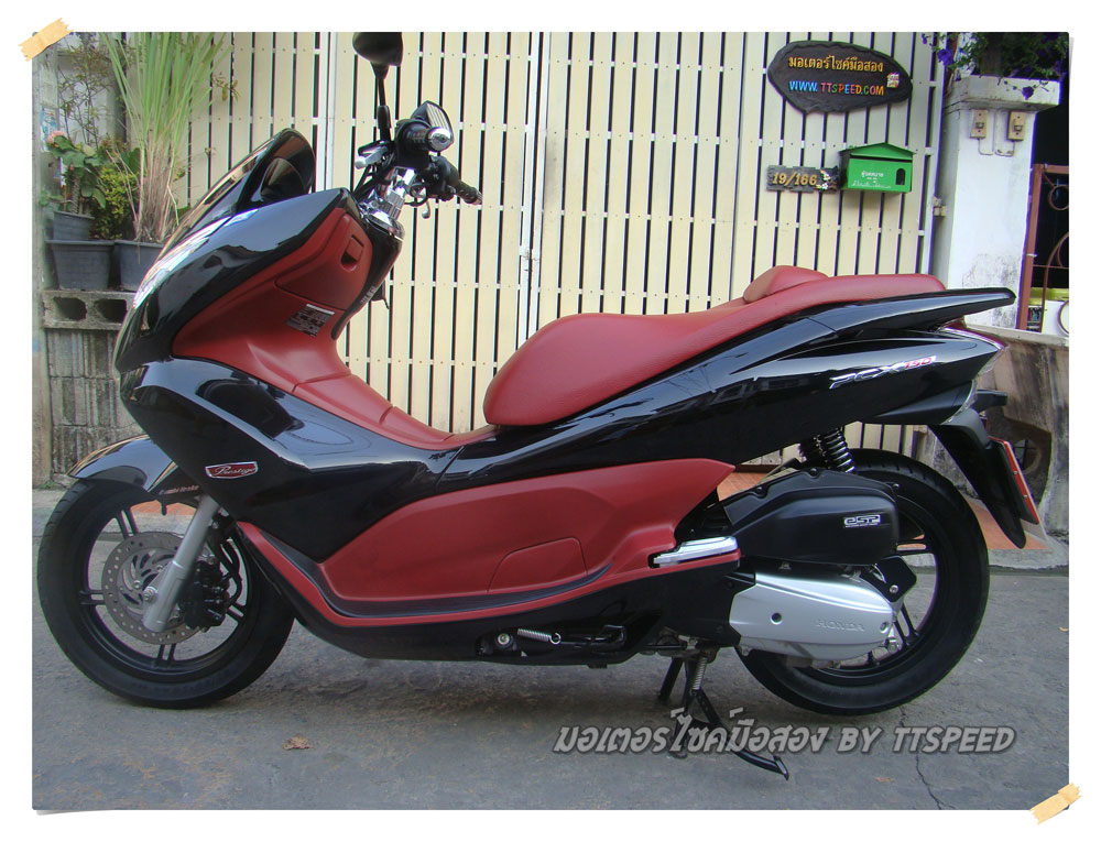 Honda PCX 150i หัวฉีด PGM-Fi แรง สีดำ-แดง | TTSPEED.COM
