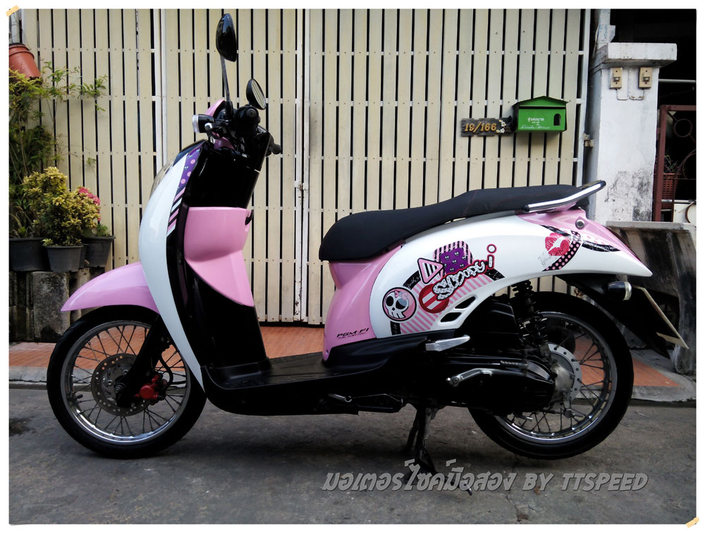 Honda Scoopy-i หัวฉีด PGM-Fi ชุดสีใหม่ทั้งคัน | TTSPEED.COM