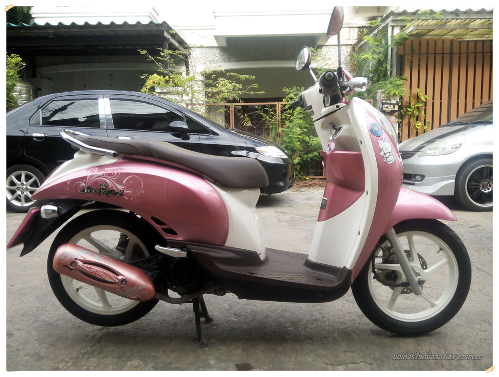 Honda Scoopy-i สีชมพู ล้อแม็ก จดปี 53 | TTSPEED.COM