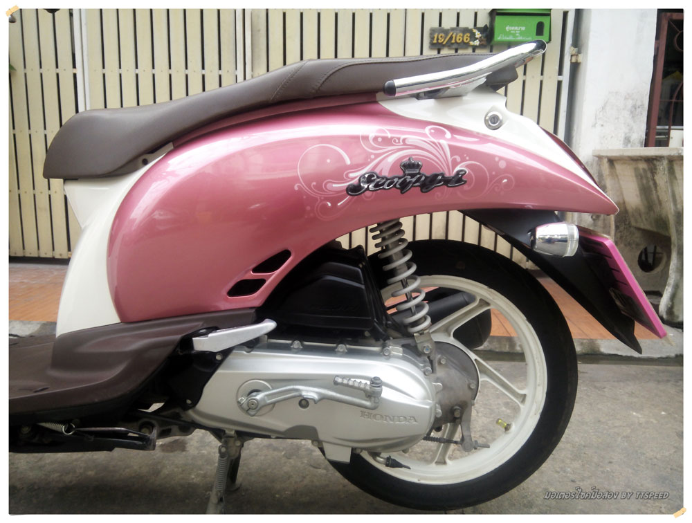 Honda Scoopy-i สีชมพู ล้อแม็ก จดปี 53 | TTSPEED.COM