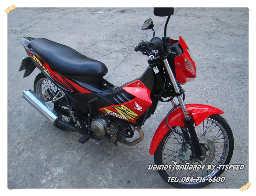 Honda Sonic 125 CC. สีแดง-ดำ สีตรงเล่ม | TTSPEED.COM