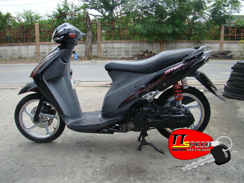 ขาย Suzuki Step 125 cc. สีดำ ลงล้อแม็ก รถปี 49 | TTSPEED.COM