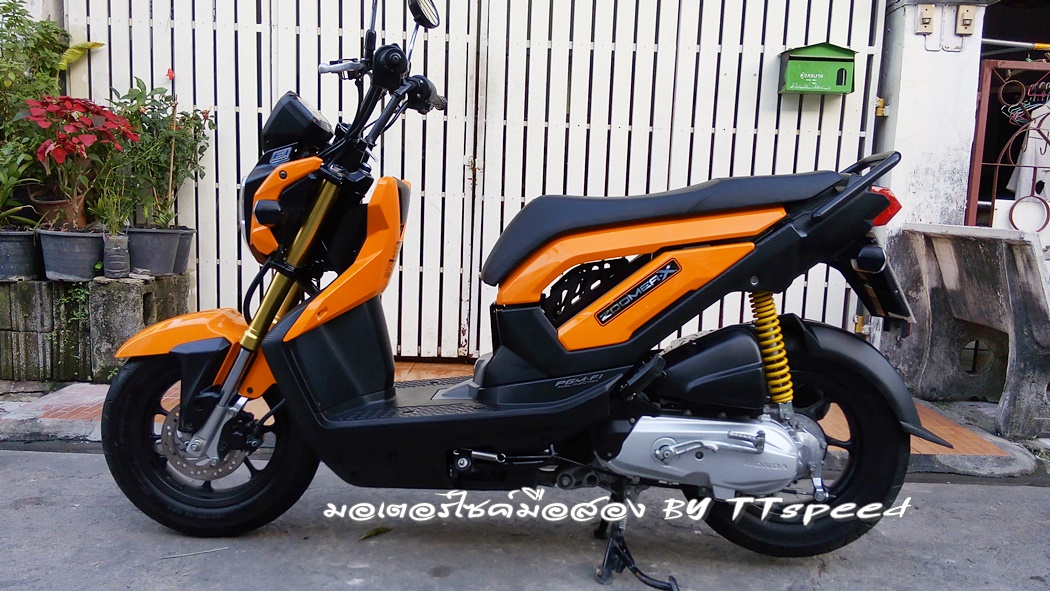 Honda Zoomer-X รถสีส้ม-ดำ สวยป้ายแดง | TTSPEED.COM