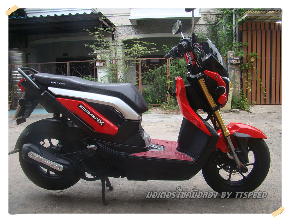 Honda Zoomer-X ขนาดเครื่อง สีแดง จดปี 56 | TTSPEED.COM
