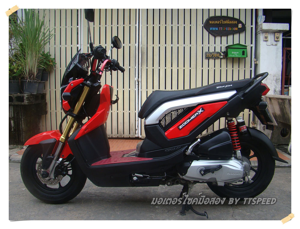 Honda Zoomer-X ขนาดเครื่อง สีแดง จดปี 56 | TTSPEED.COM