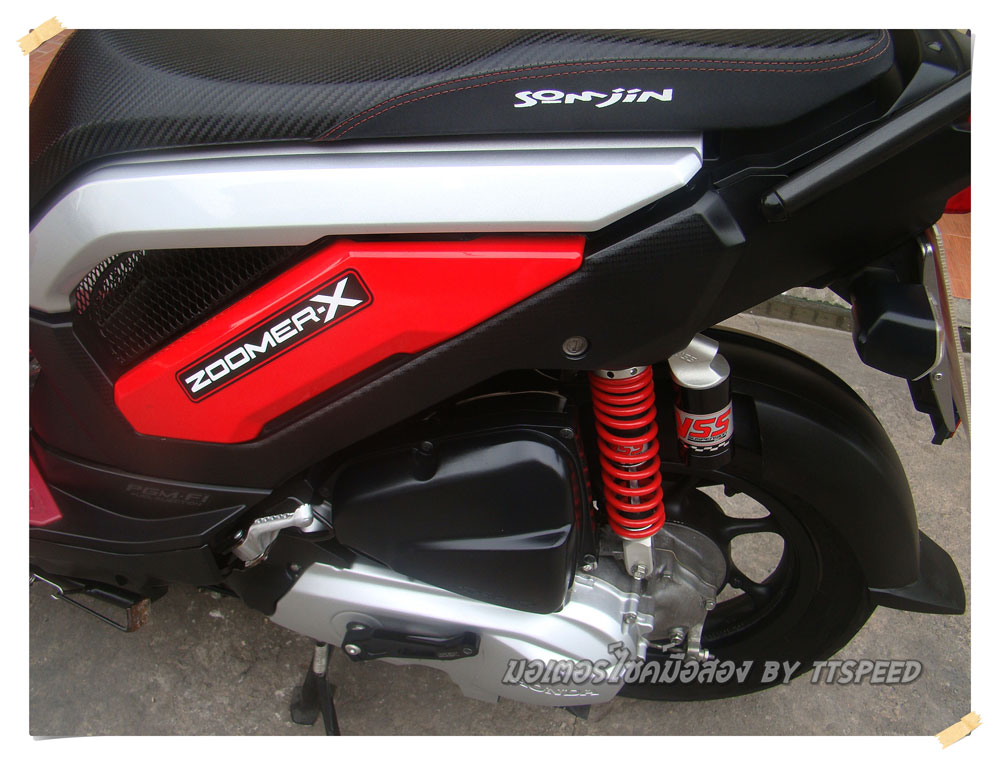 Honda Zoomer-X ขนาดเครื่อง สีแดง จดปี 56 | TTSPEED.COM