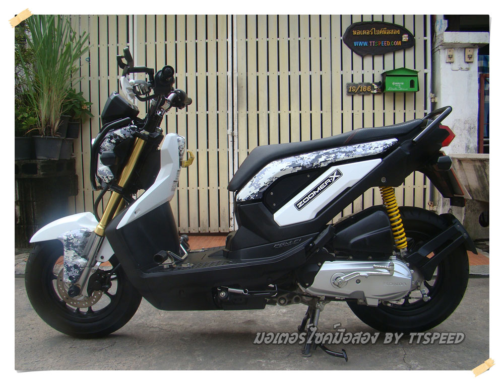 Honda Zoomer-X ขนาดเครื่อง รถสีขาว จดปี 56 | TTSPEED.COM
